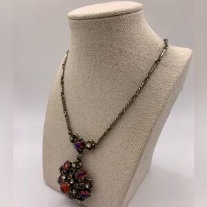 Coro | Jewelry | 23 196s Vintage Coro Glass And Silver Tone Necklaces ...